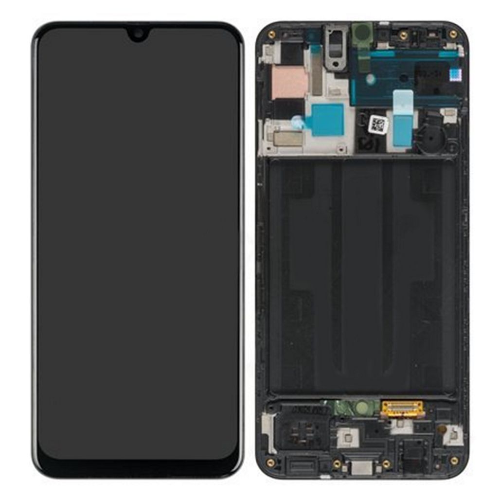 Samsung Galaxy A50 Skärm med LCD-display Original - Svart hos ...