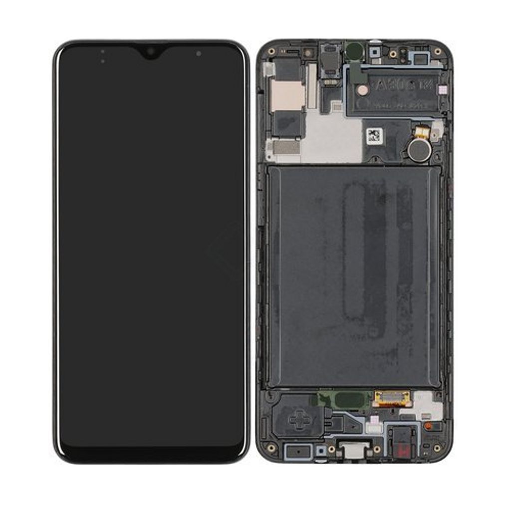Samsung Galaxy A30s Skärm med LCD Display - Svart hos Batteriexperten.